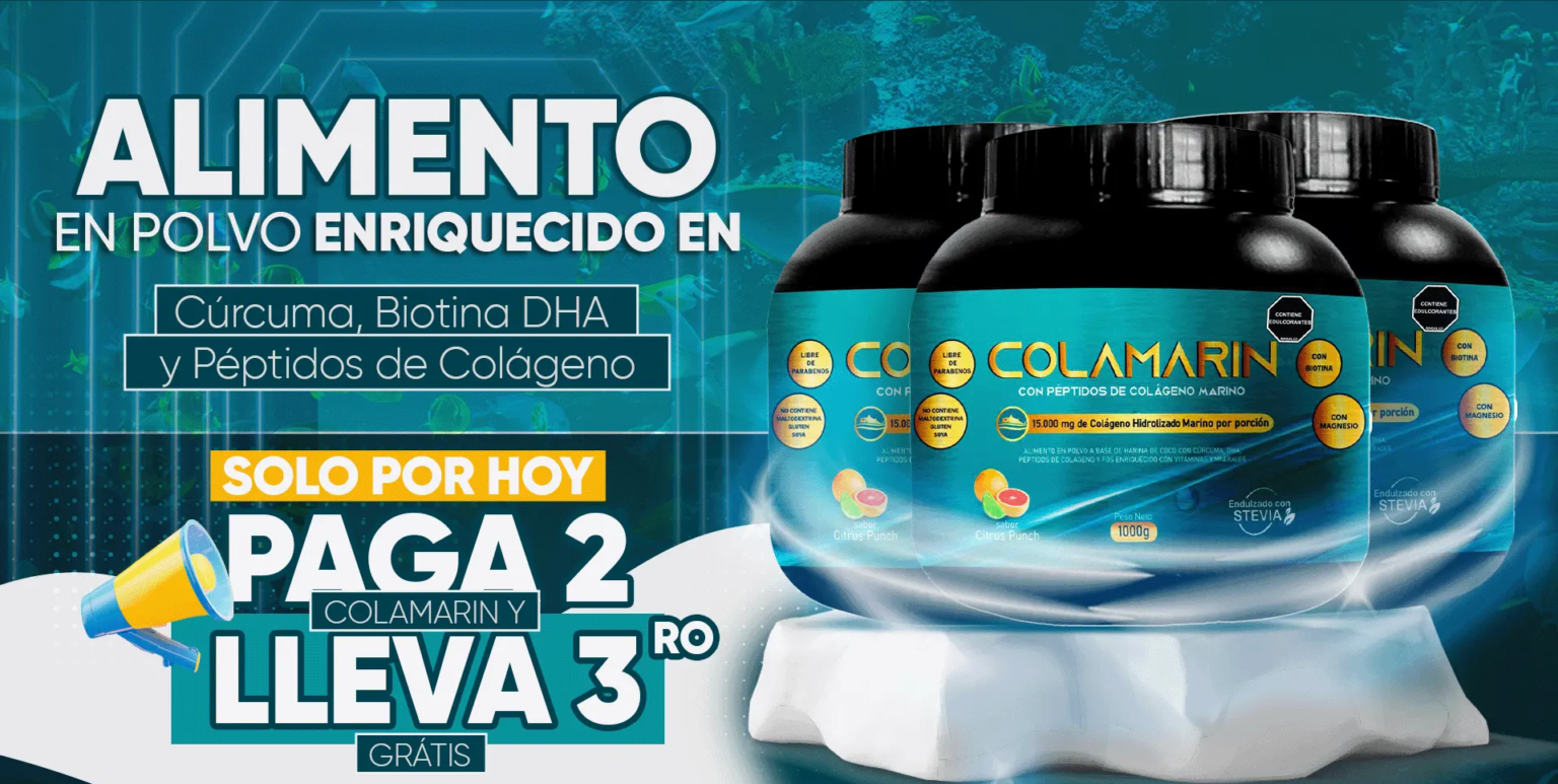Colágeno Hidrolizado Marino 1.000 Gr Colamarin Bypluss - Tienda ...