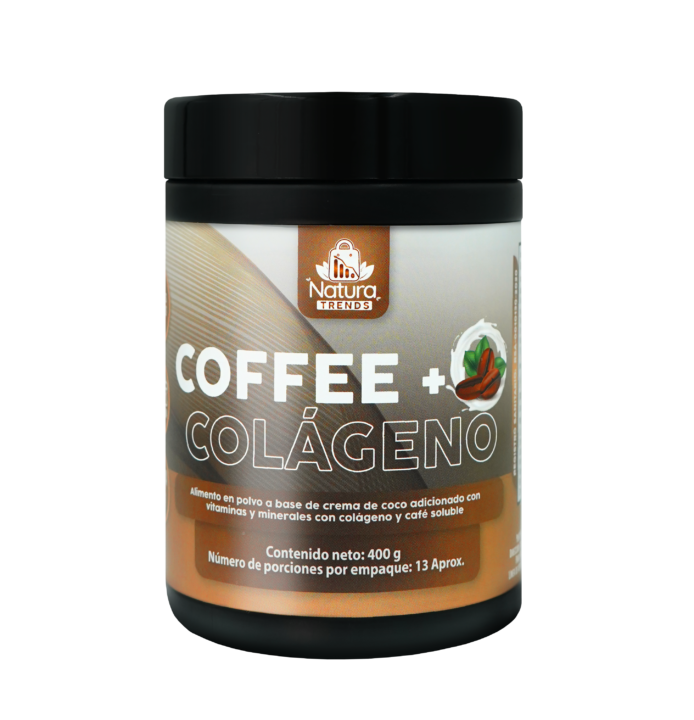 Colágeno Hidrolizado + Café Natura Trends 400 Gr - Tienda IntroAccesorios
